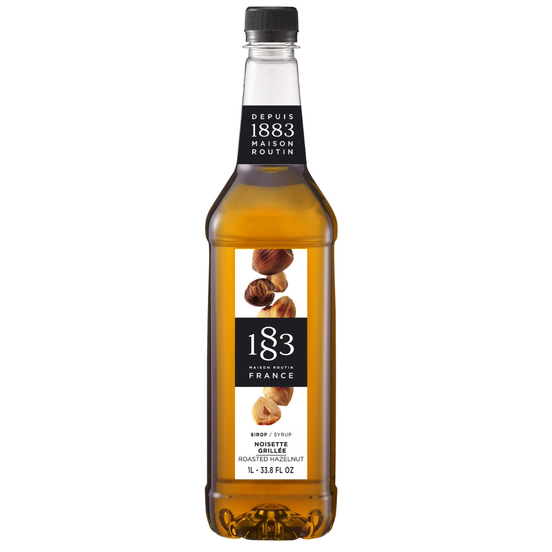1883 Maison Routin Roasted Hazelnut Syrup | 1 Litre Plastic Bottle ...