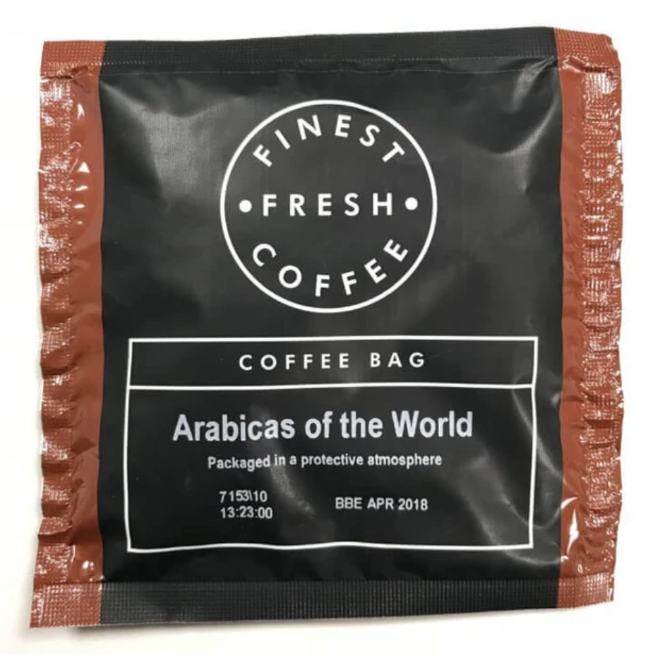 Finest Fresh 100% Arabica Coffee Bags | Box of 100 | Individually ...