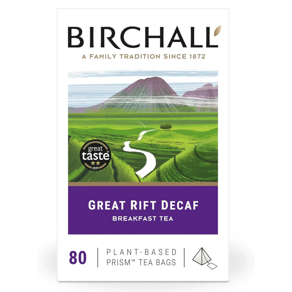 Birchall Rainforest Great Rift Decaf Prism Tea bags | 80 – Bulk Coffee