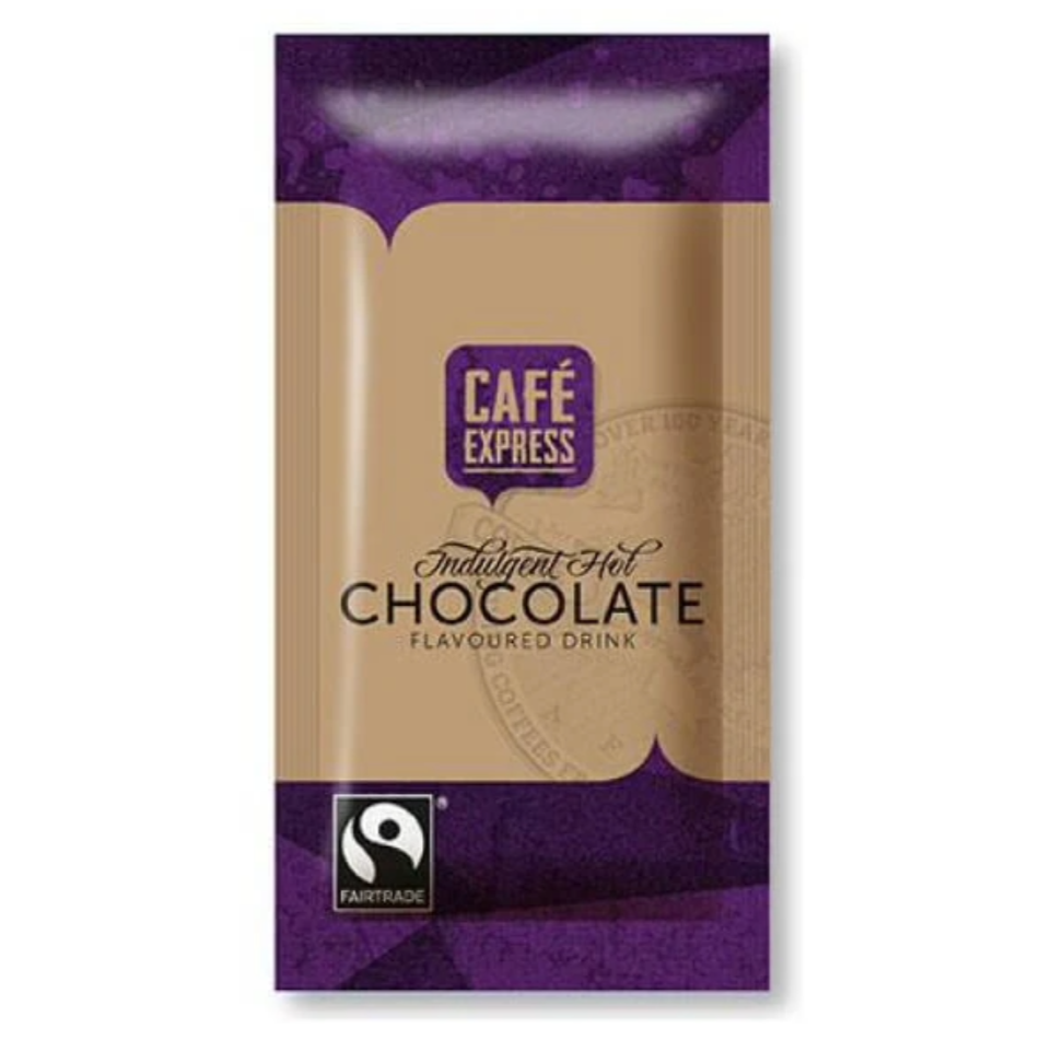 Cafe Express Fairtrade Hot Chocolate Powder Sachets | 100 – Bulk Coffee