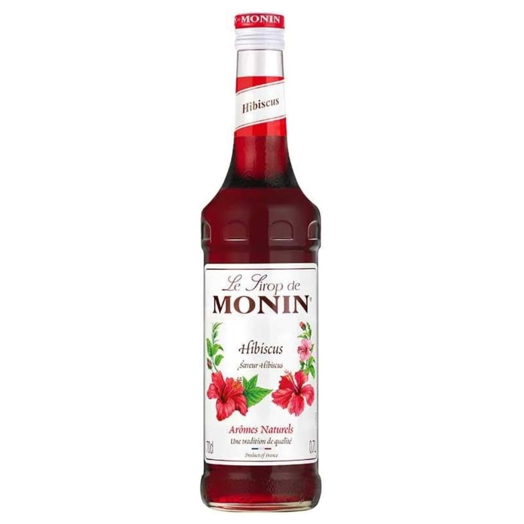 Monin Hibiscus Syrup | 70cl Glass Bottle | Bulk Coffee Company