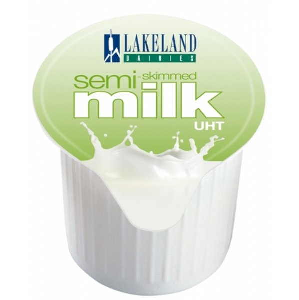 Lakeland Semi Skimmed Milk Pots | Box of 120 | Bulk Coffee