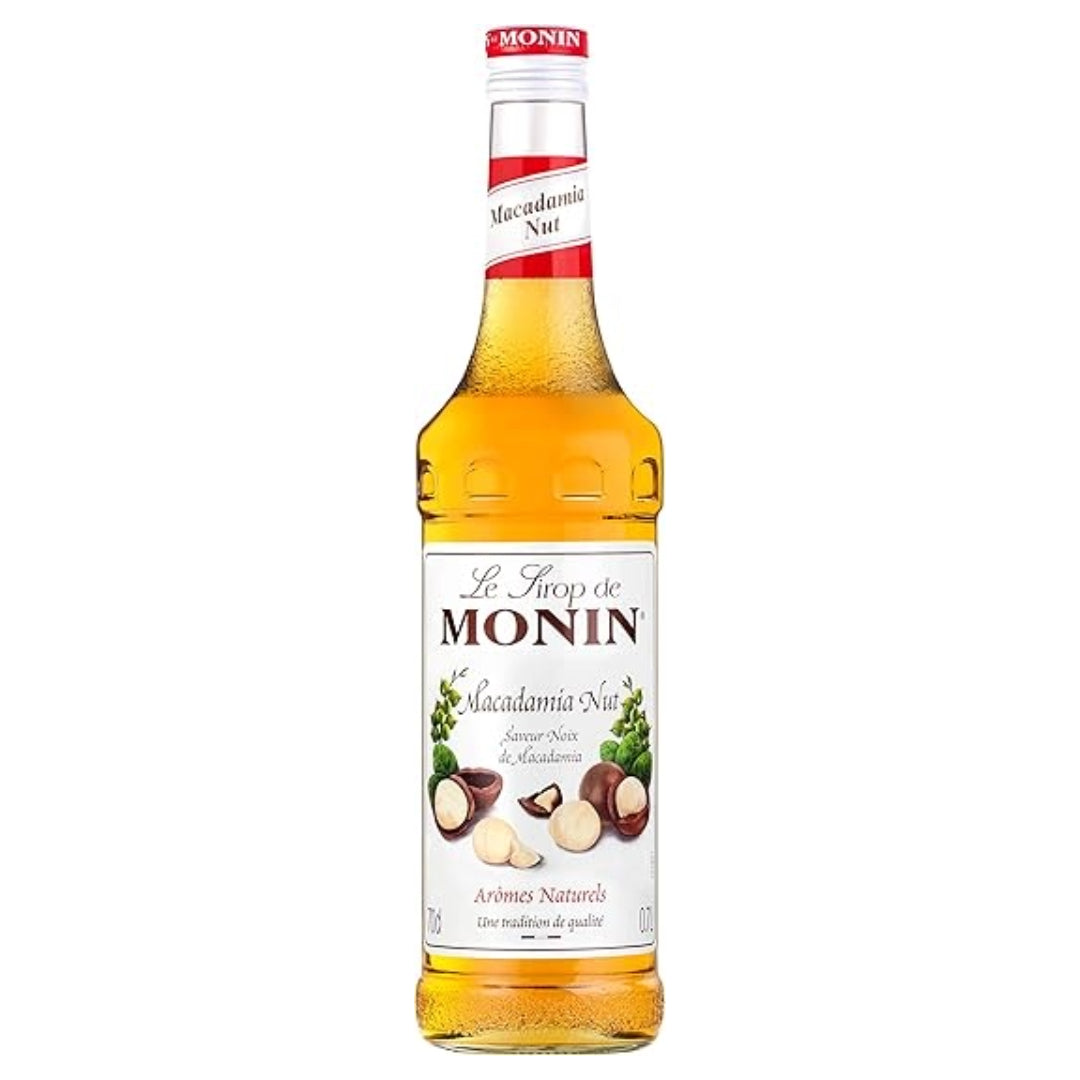Monin Macadamia Syrup | 700ml Glass Bottle | Bulk Coffee