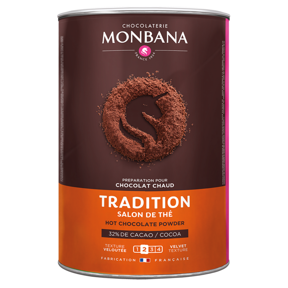 Monbana Salon de The Hot Chocolate | 1kg Tin – Bulk Coffee