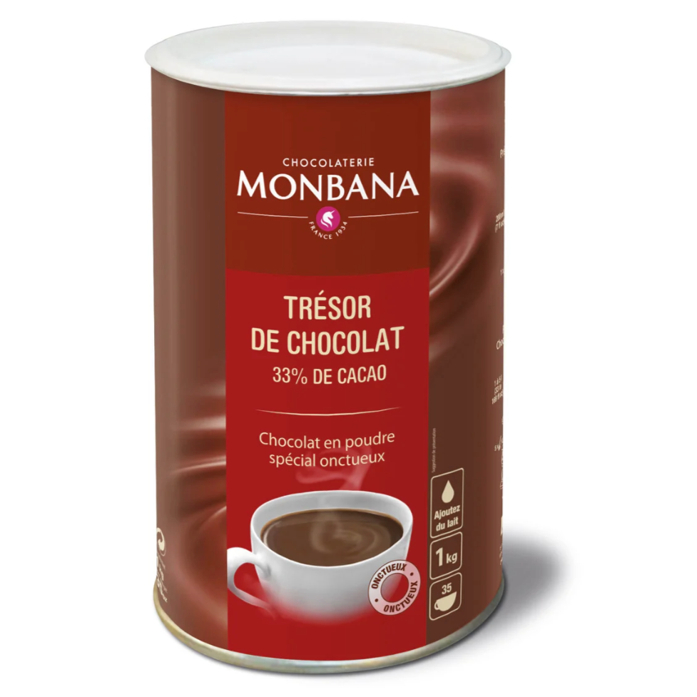Monbana Tresor de Chocolat | 1kg Tin | Bulk Coffee