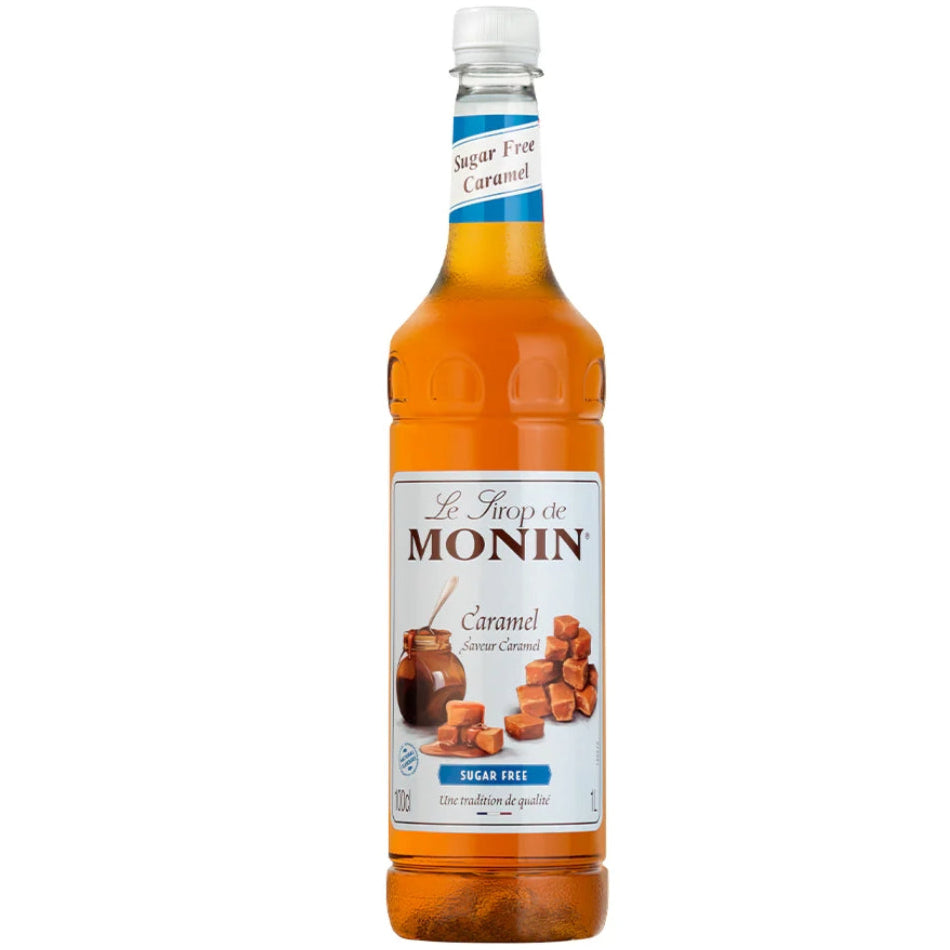 Monin Salted Caramel Reduced Sugar Syrup | 1 Litre Bottle – Bulk Coffee ...