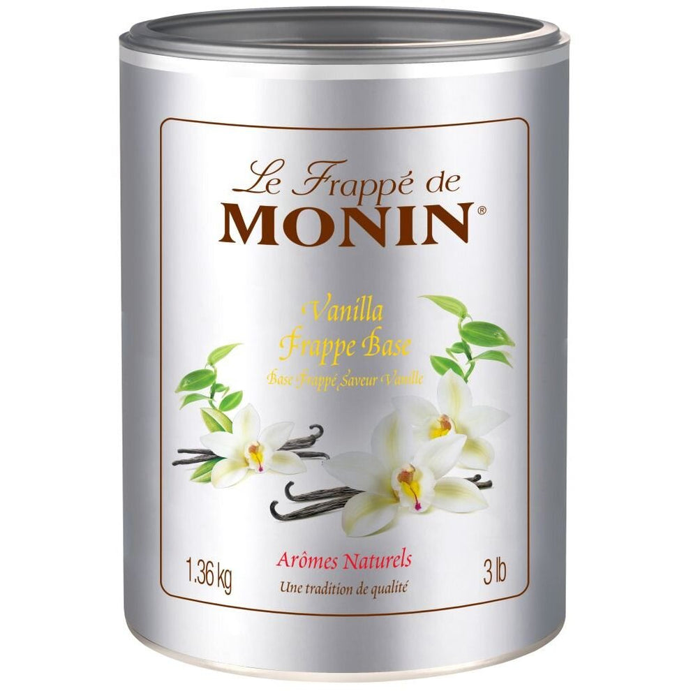 Monin Vanilla Frappe Powder | 1.36kg Tin | Bulk Coffee