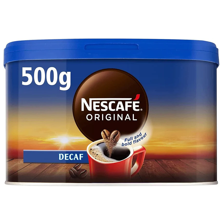 Nescafe Original Decaf Instant Coffee | 500g Tin – Bulk Coffee