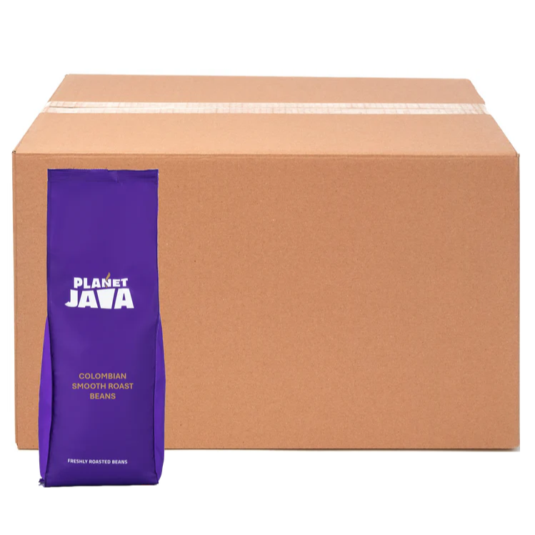 Planet Java Colombian Smooth Roast Coffee Beans | 25 x 1Kg – Bulk Coffee