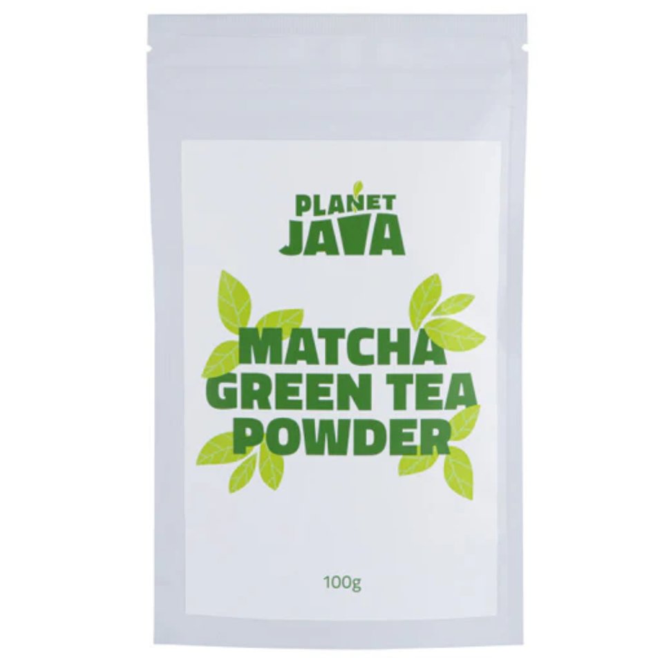 Planet Java Matcha Tea Powder | 100g Resealable Pouch – Bulk Coffee Company