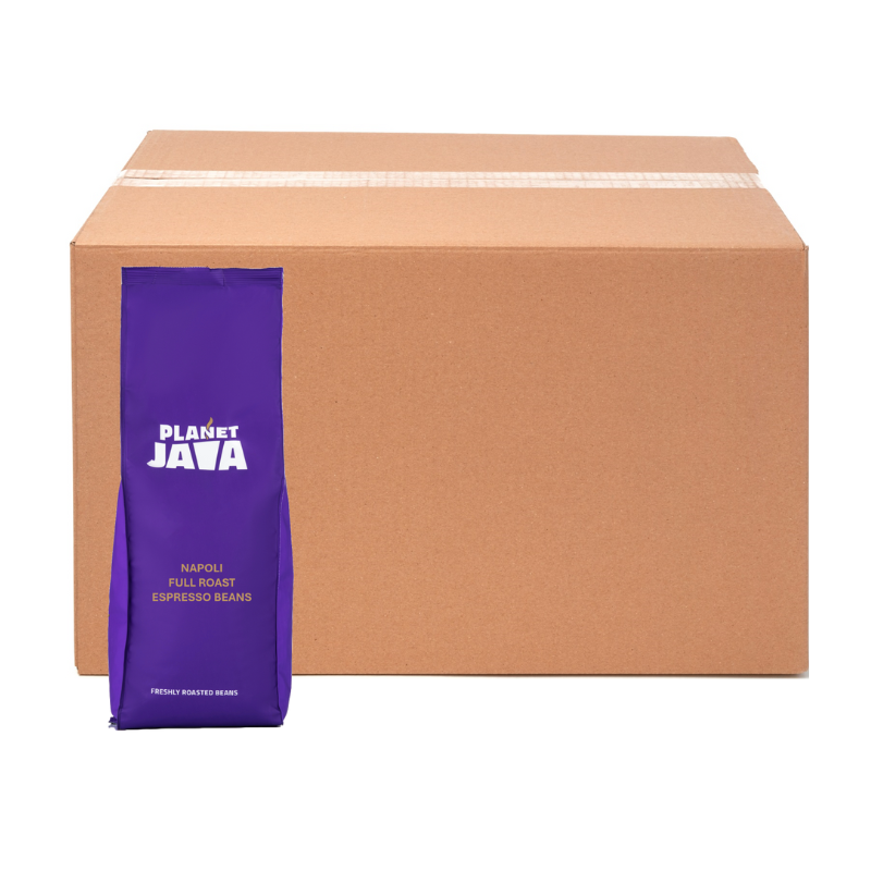 Planet Java Full Roast Napoli Espresso Coffee Beans | 20kg Case – Bulk ...
