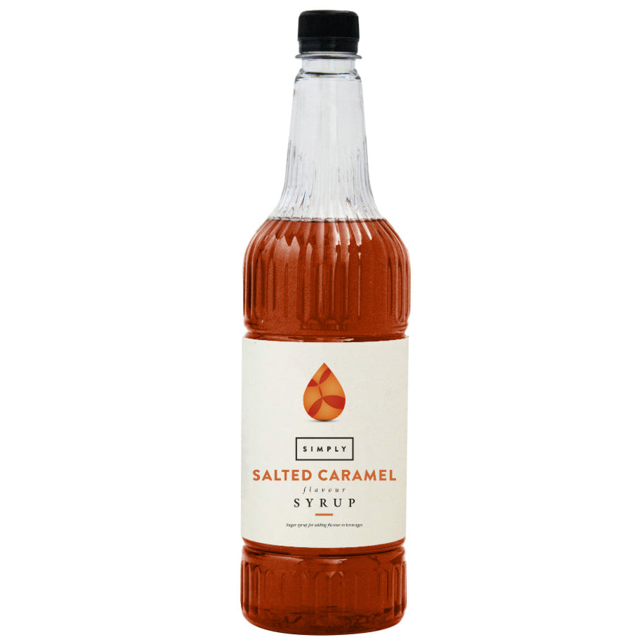 Simply Salted Caramel Syrup | 1 Litre Bottle | Bulk Coffee