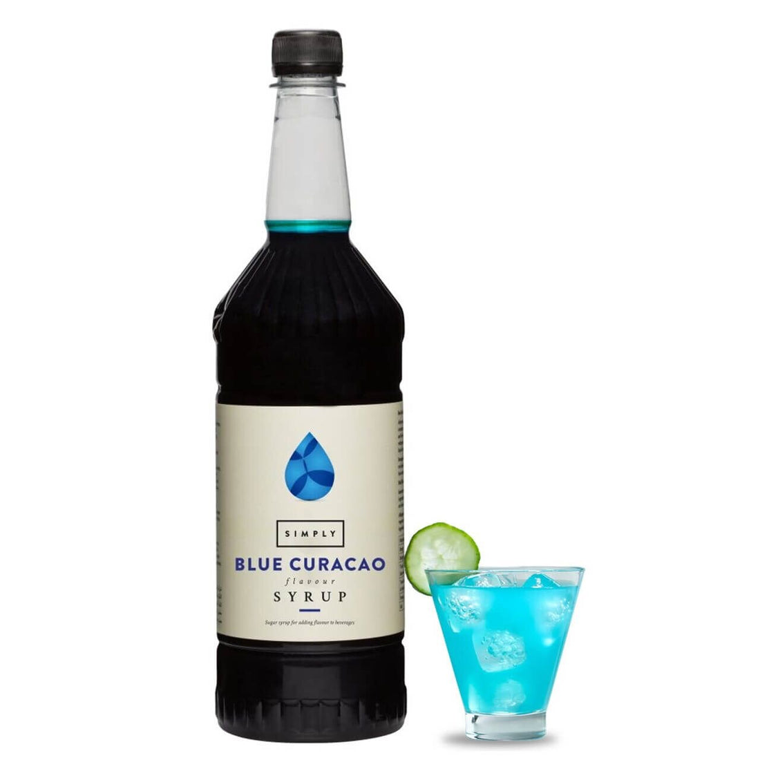 Simply Blue Curacao 1 Litre Flavour Syrup | Bulk Coffee Company