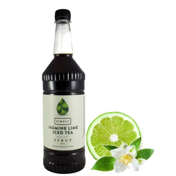 Simply Jasmine Lime Iced Tea Syrup | 1 Litre Bottle – Bulk Coffee Company