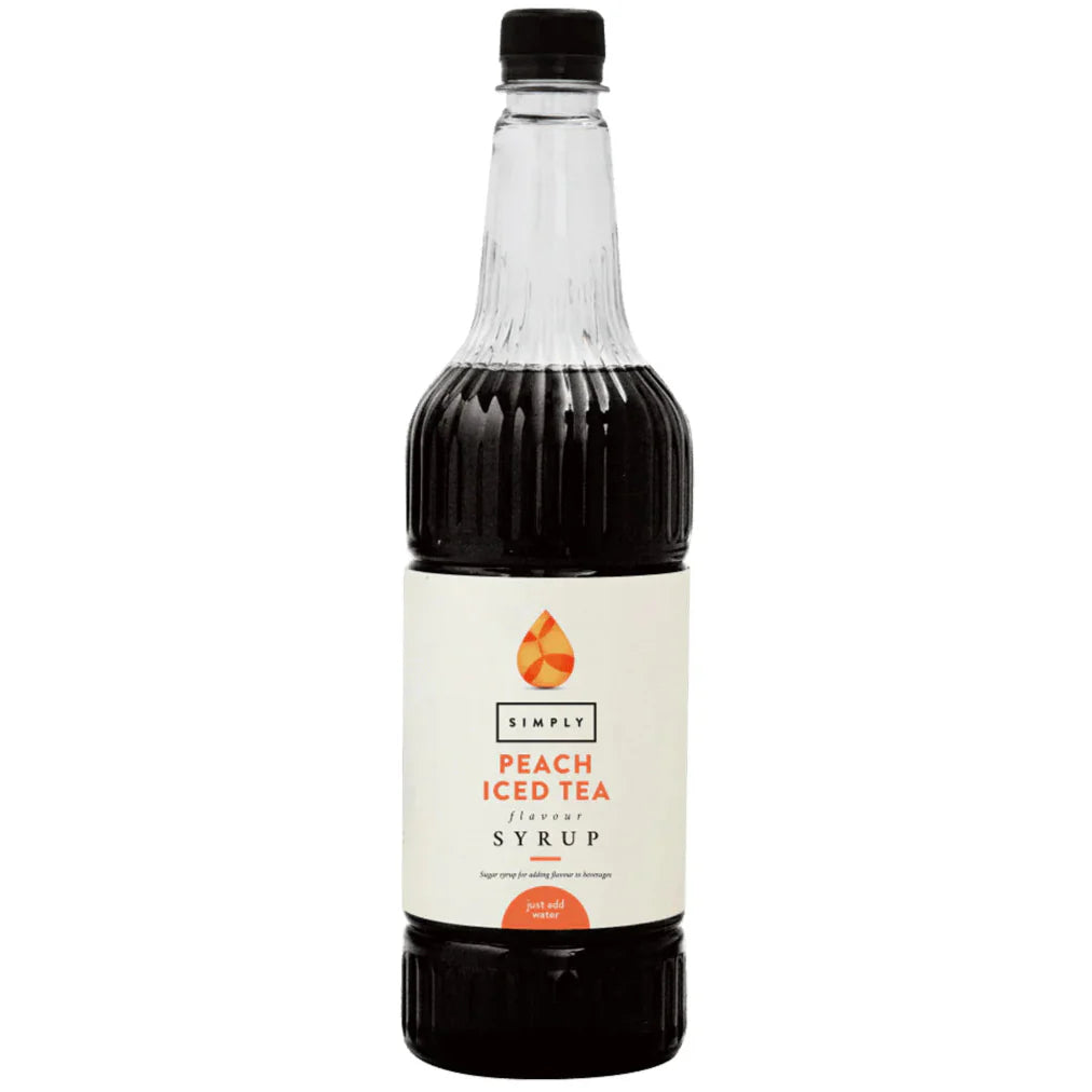 Simply Peach Iced Tea Syrup | 1 Litre Bottle – Bulk Coffee