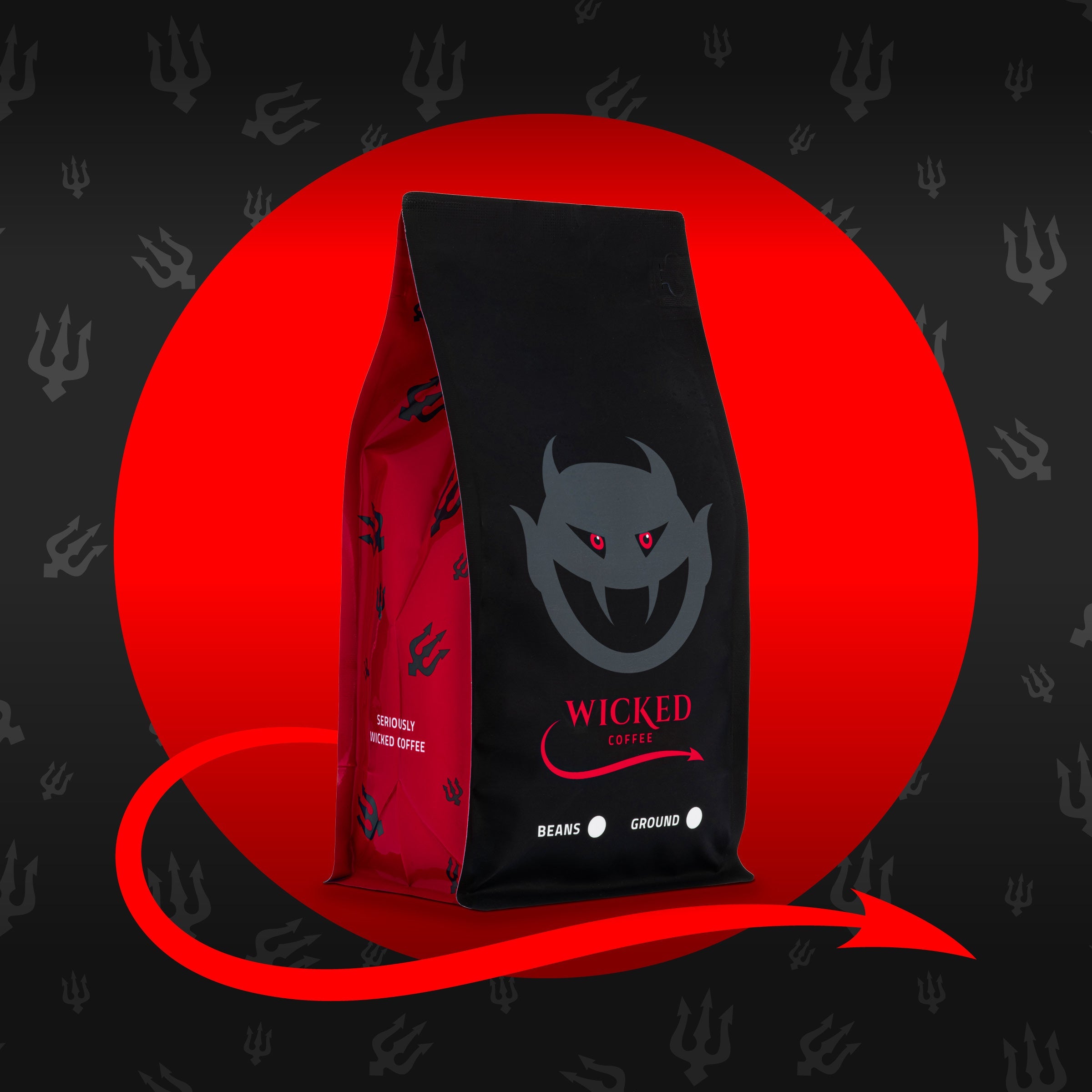 Wicked Coffee Widow-Maker Ground Coffee (500g Bag) – Bulk Coffee