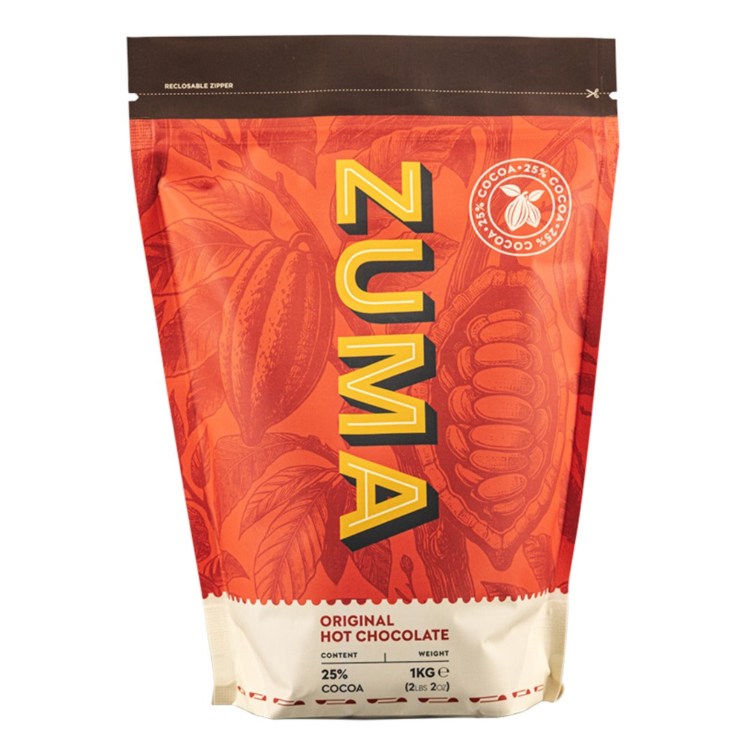 Zuma Original Hot Chocolate Powder | 8 x 1kg Bags – Bulk Coffee