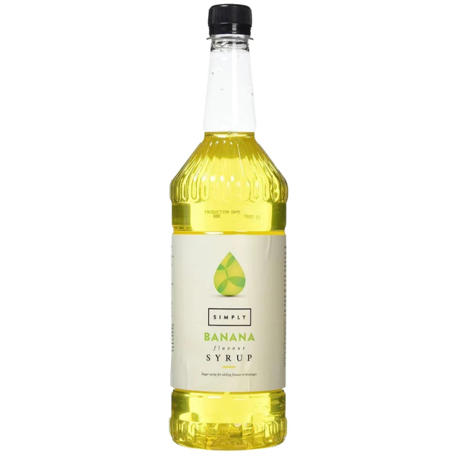 Simply Banana Syrup | 1 Litre Syrups | Bulk Coffee